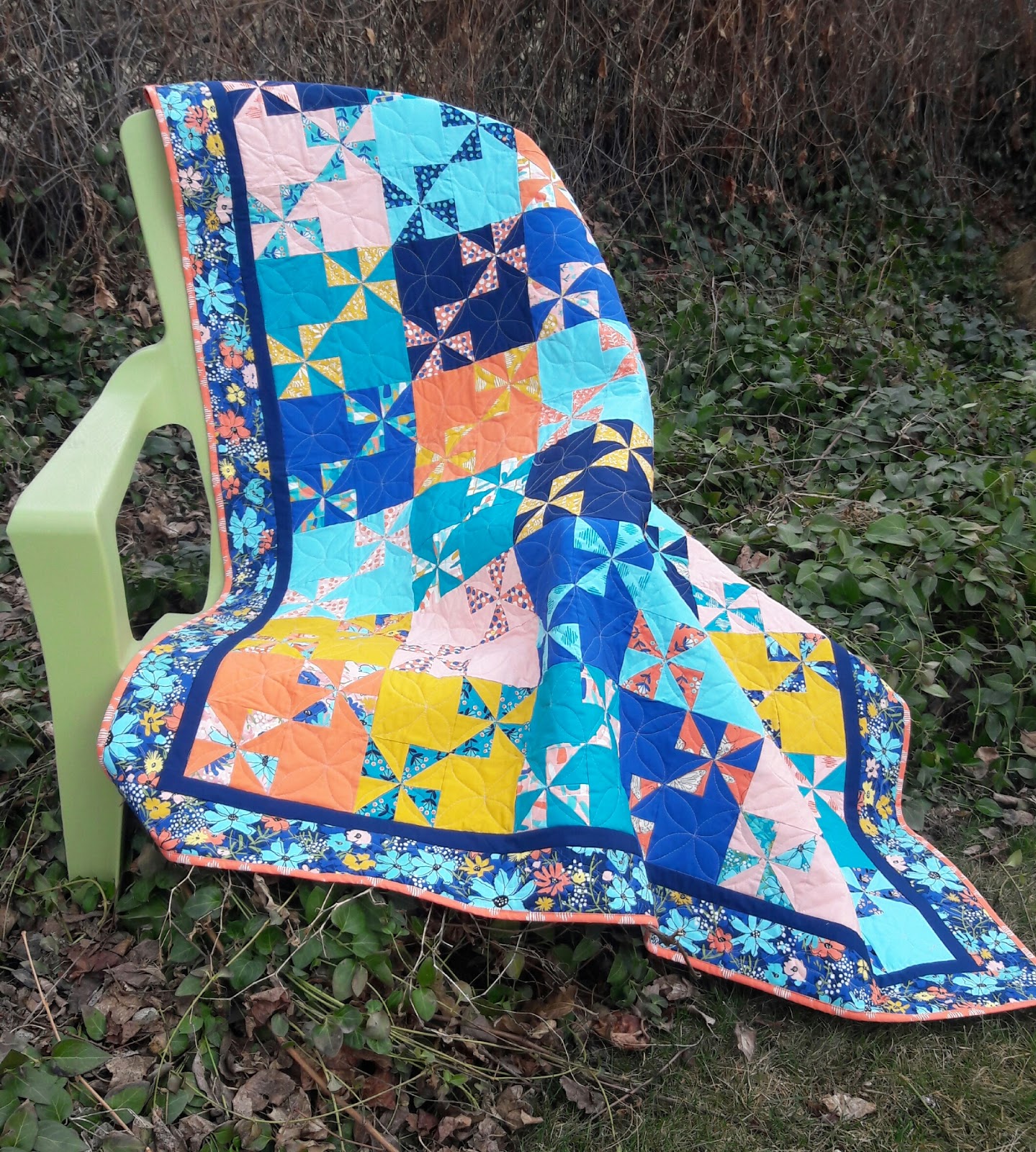 How to Make a Pinwheel Quilt Block - Aunt Ems Quilts