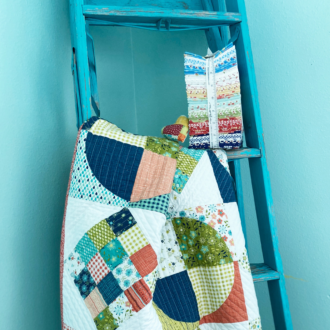 Scrappy patchwork block tutorial - Aunt Ems Quilts