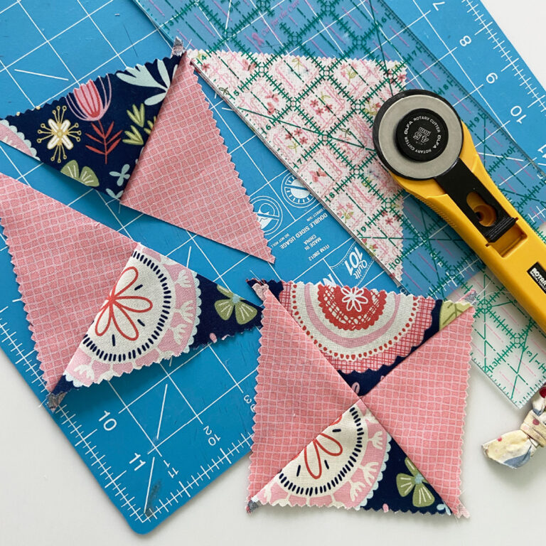 Easy Hourglass Quilt Block Tutorial - Aunt Ems Quilts