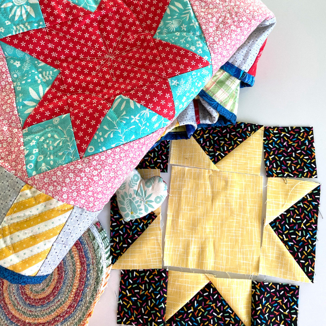 Sawtooth Star Quilt Tutorial - Aunt Ems Quilts