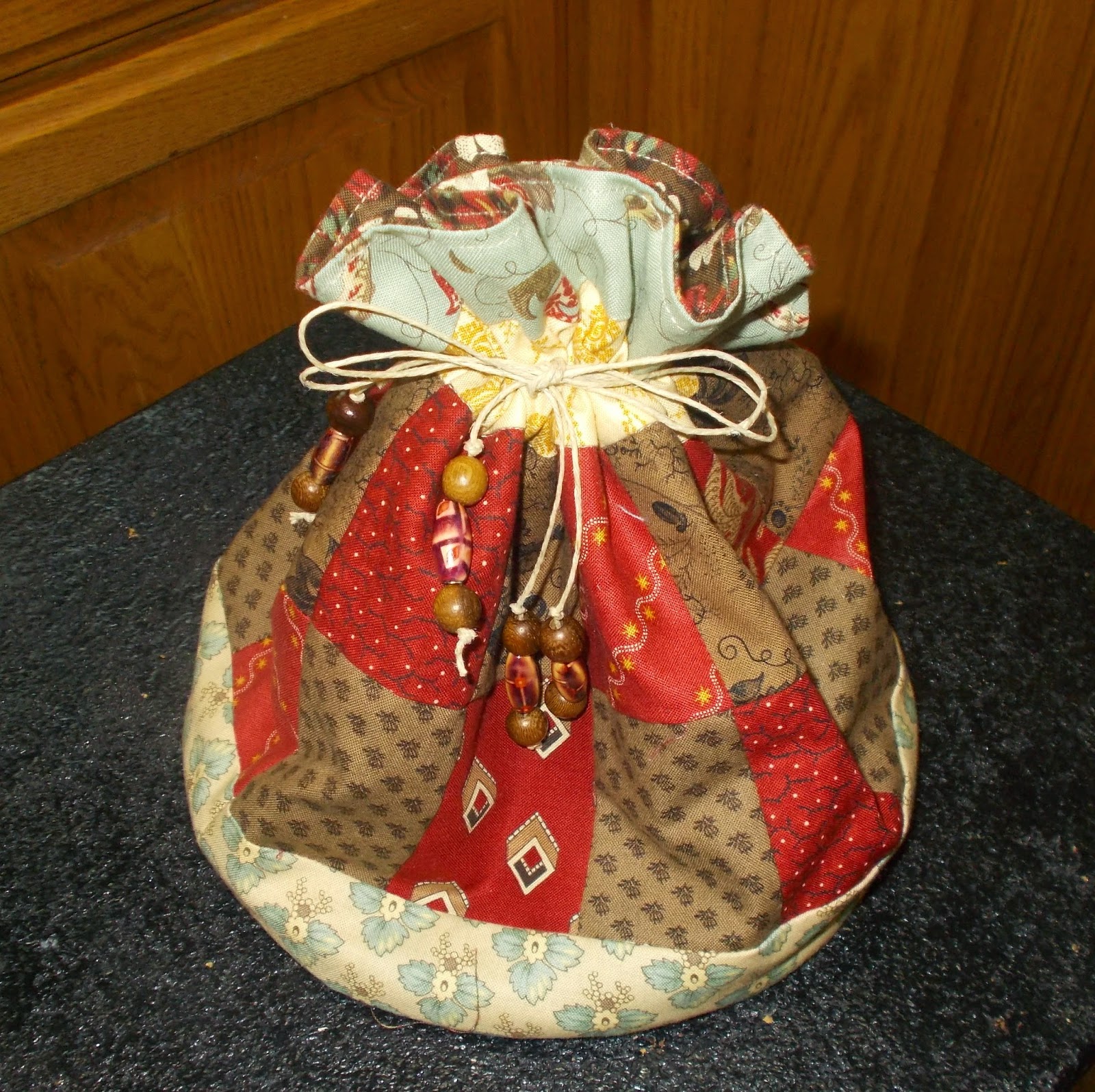 Drawstring Gift Bags - Aunt Ems Quilts