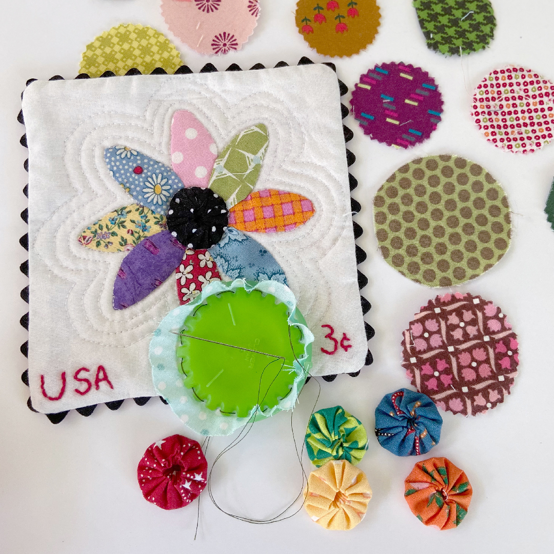How to Make and Use Yo Yos - Aunt Ems Quilts