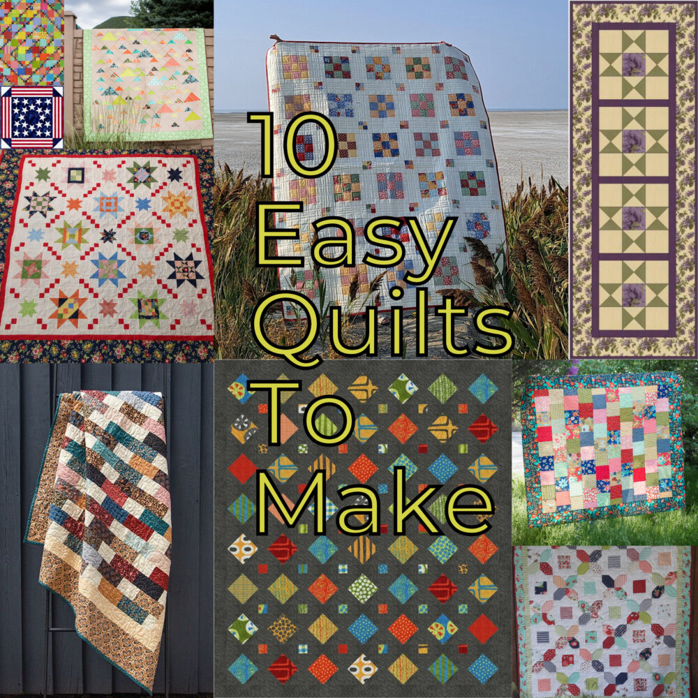 10 Simple Quilt Patterns to Make - Aunt Ems Quilts
