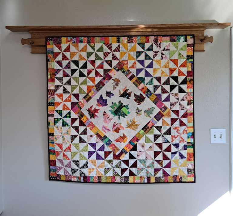How To Create Leaf Quilt Blocks - Aunt Ems Quilts