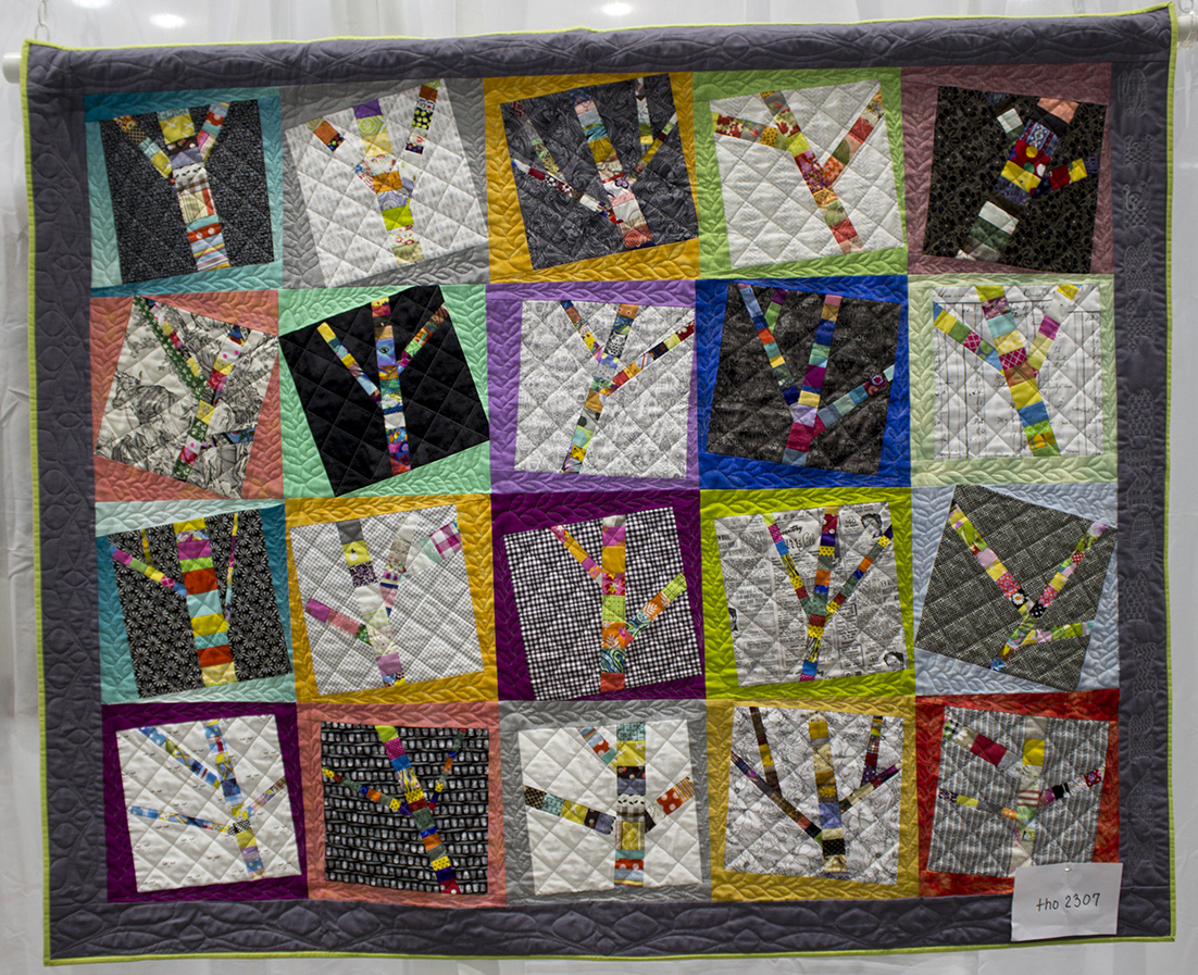 A Forest of Free Form Tree Quilts - Aunt Ems Quilts