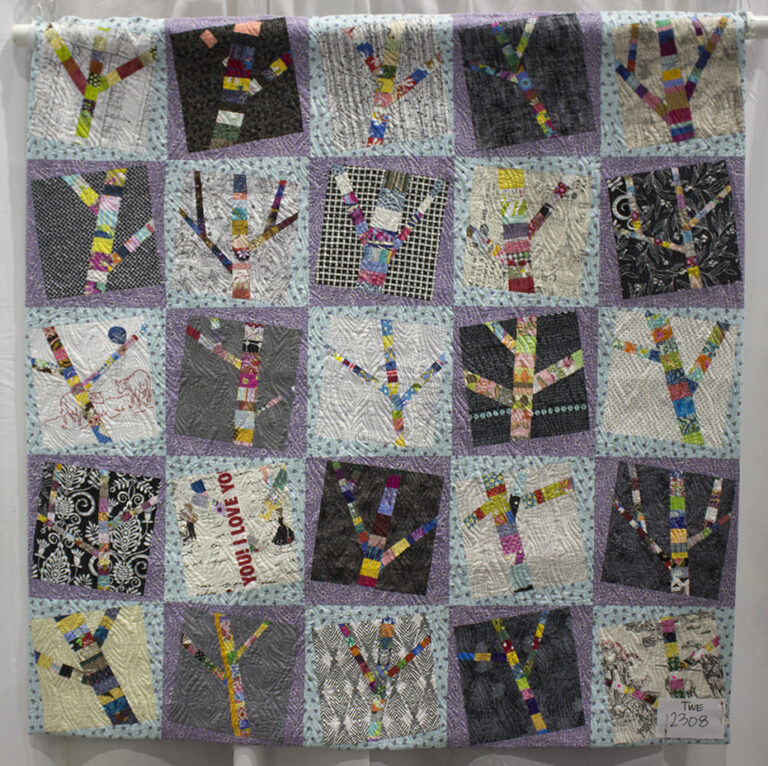 A Forest of Free Form Tree Quilts - Aunt Ems Quilts