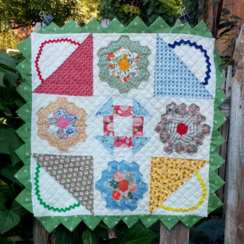 Scrap Friendly Basket Quilt Block Tutorial - Aunt Ems Quilts