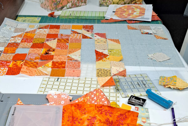 Five Carefree Summer Free form Quilting Blocks - Aunt Ems Quilts