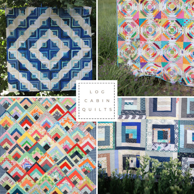 Let's look at Log Cabin Quilts - Aunt Ems Quilts