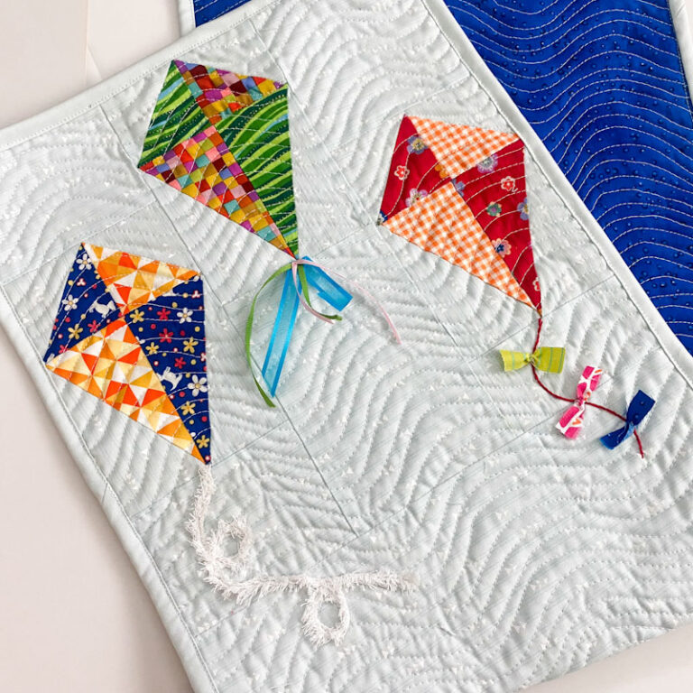 Scrappy Kite Table Runner - Aunt Ems Quilts