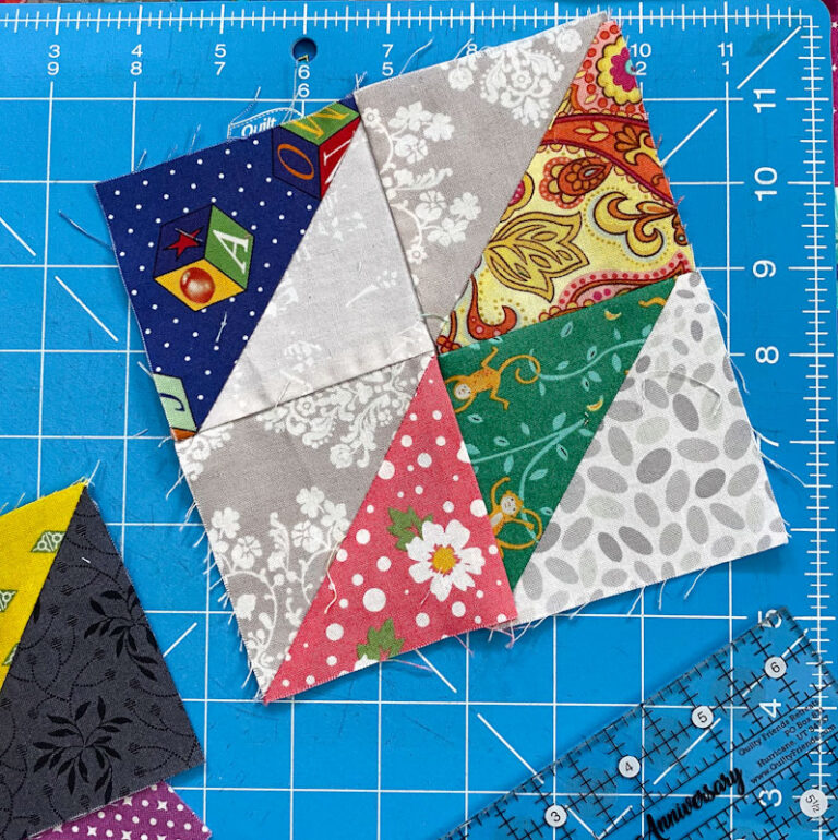 Creative Play with Half Square Triangles - Aunt Ems Quilts