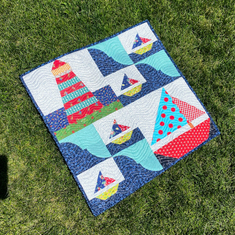 Summer table topper - Aunt Ems Quilts